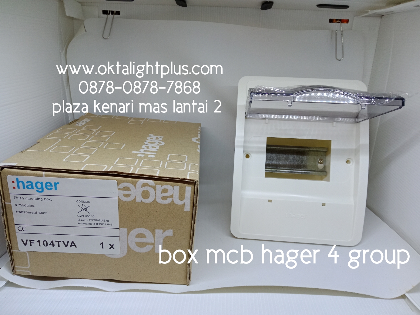 Box MCB Hager 4 Group | OktaLight+