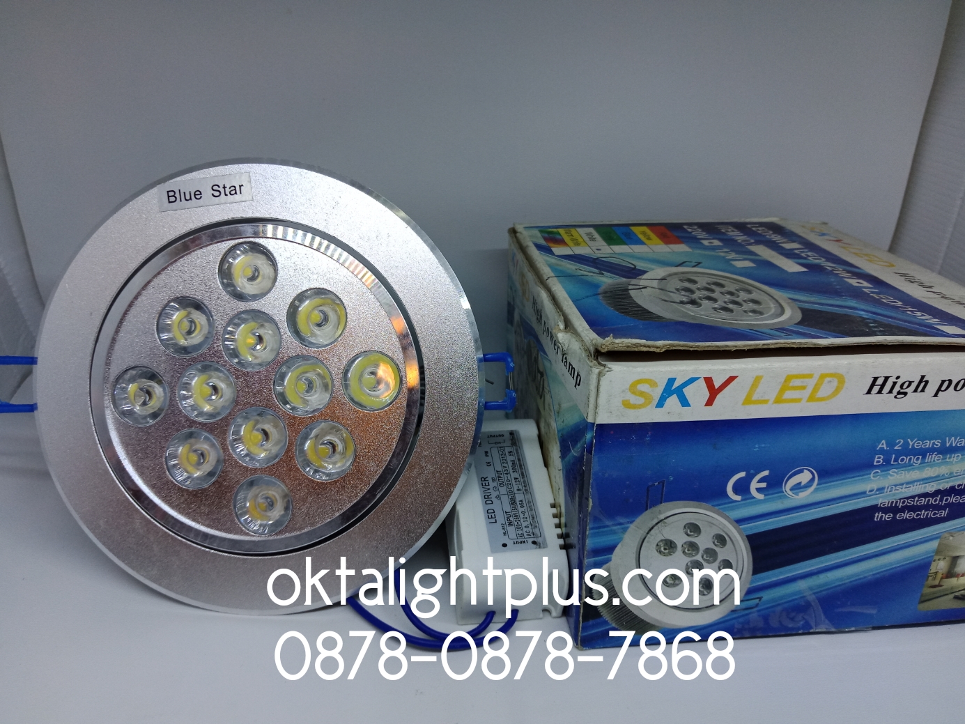 Downlight LED 12 Watt | OktaLight+