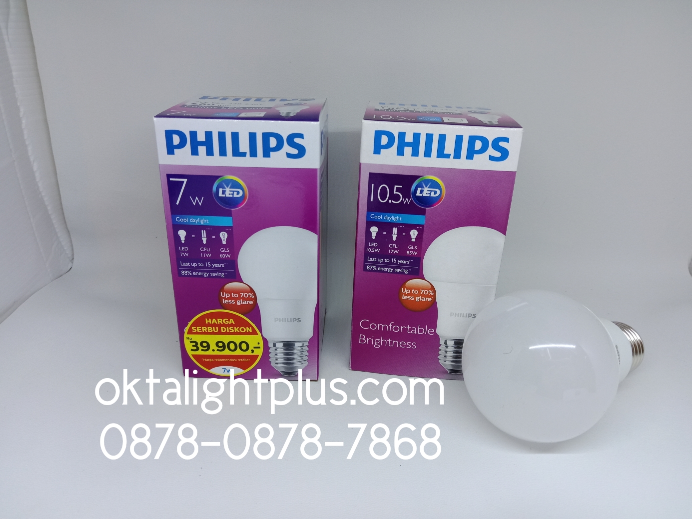 LED Bulb PHILIPS 7 Watt | OktaLight+