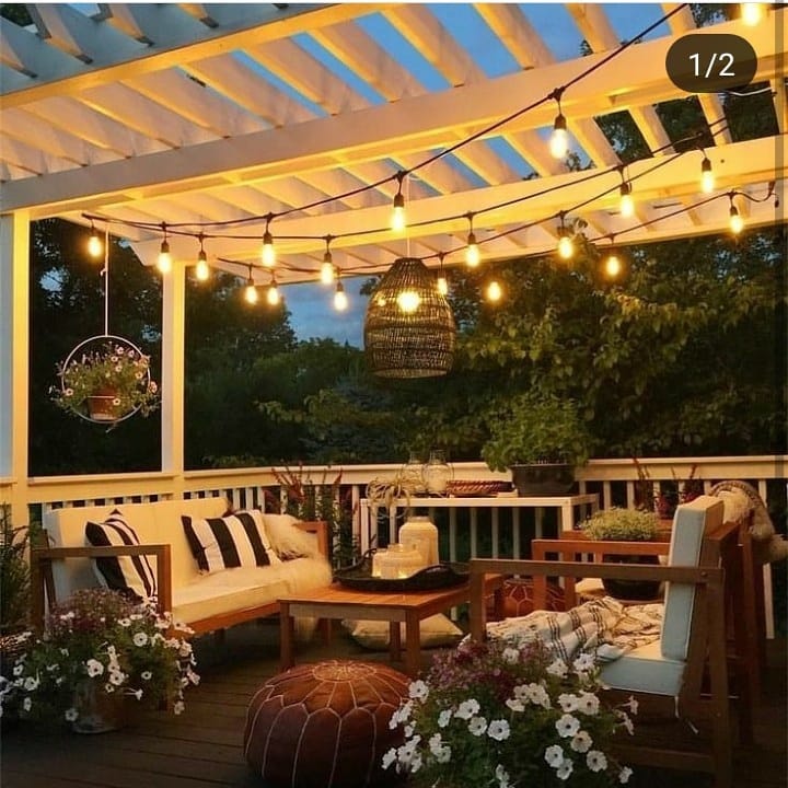 Fitting Lampu Gantung Outdoor Patio | OktaLight+